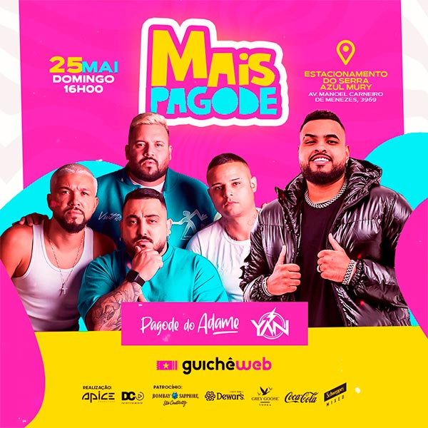 MaisPagode com Pagode do Adame e Yan - Guiche Web