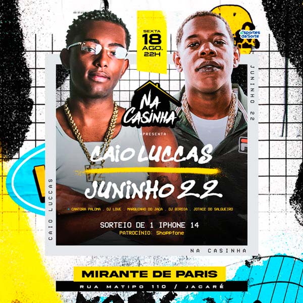 Na Casinha - Caio Luccas + Juninho 22 - Guiche Web