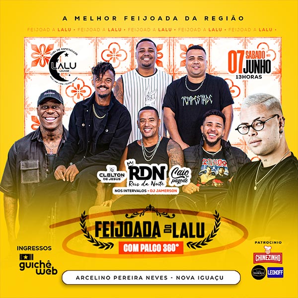 Feijoada do Lalu Com RDN - Guiche Web
