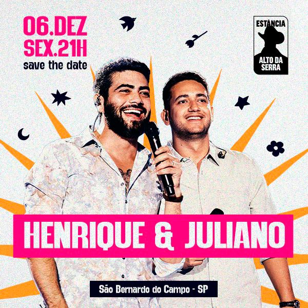 Henrique e Juliano - São Bernardo do Campo - Guiche Web