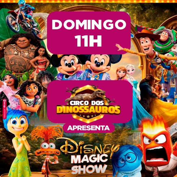 Disney Magic Show | Domingo 16.FEV às 11h - Guiche Web