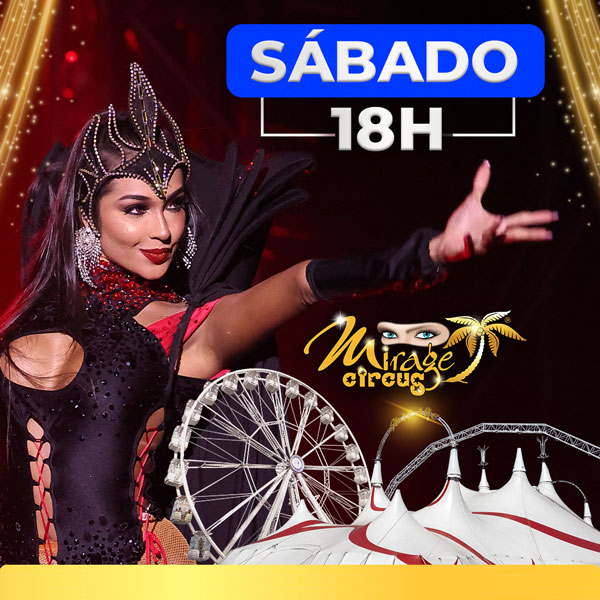 Circo Mirage Circus Curitiba. PR - 28.SET às 18h - Guiche Web