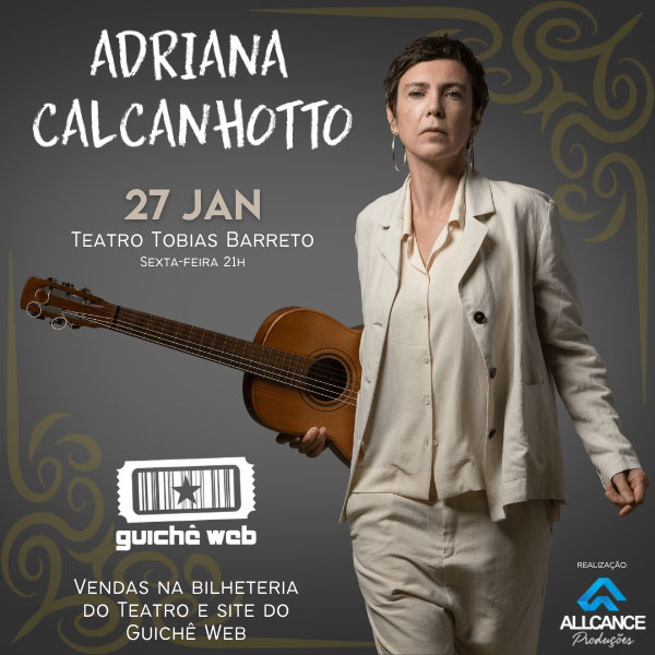 Adriana Calcanhoto - Guiche Web Adriana Calcanhoto - Guiche Web
