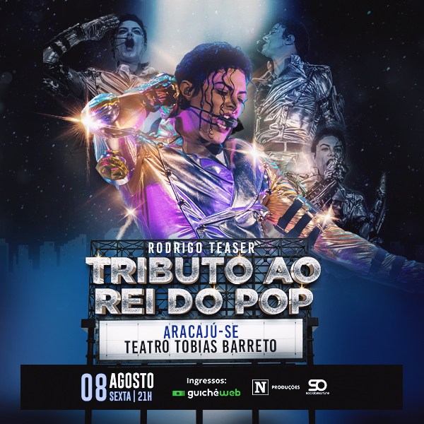 Tributo ao Rei do Pop - Rodrigo Teaser - Guiche Web