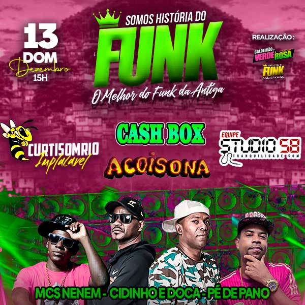 Projeto Somos História do Funk - Guiche Web