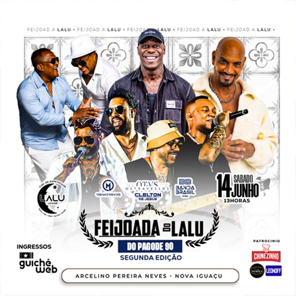 Feijoada do Lalu com Os Travessos - Guiche Web