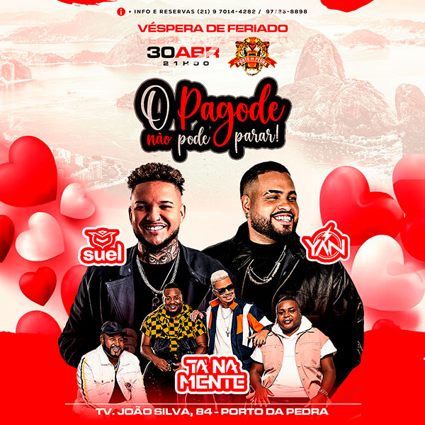 O Pagode Não Pode Parar - Guiche Web