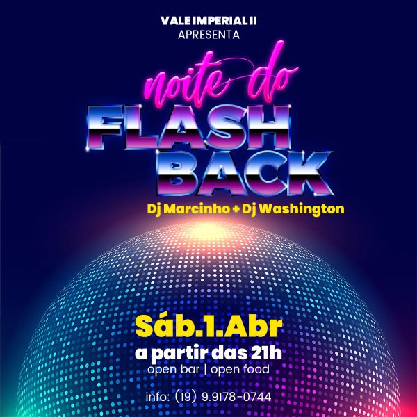 Noite do Flashback - Guiche Web