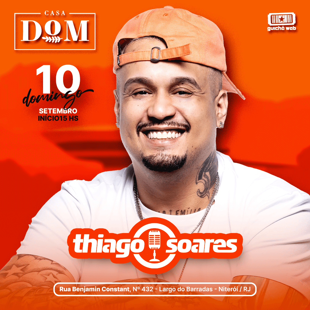 Thiago Soares na Dom - Guiche Web