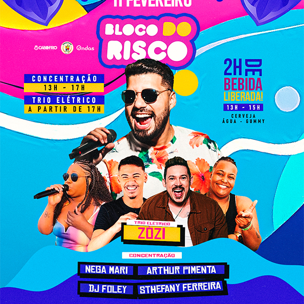 Arena Risco da Praia - Bloco do Risco - Guiche Web