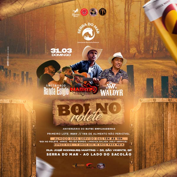 Boi no Rolete - Serra do Mar - Guiche Web