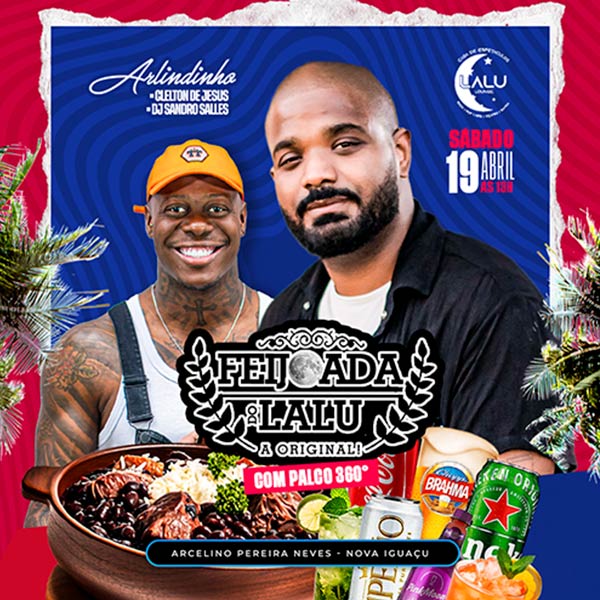 Feijoada do Lalu com Arlindinho - Guiche Web