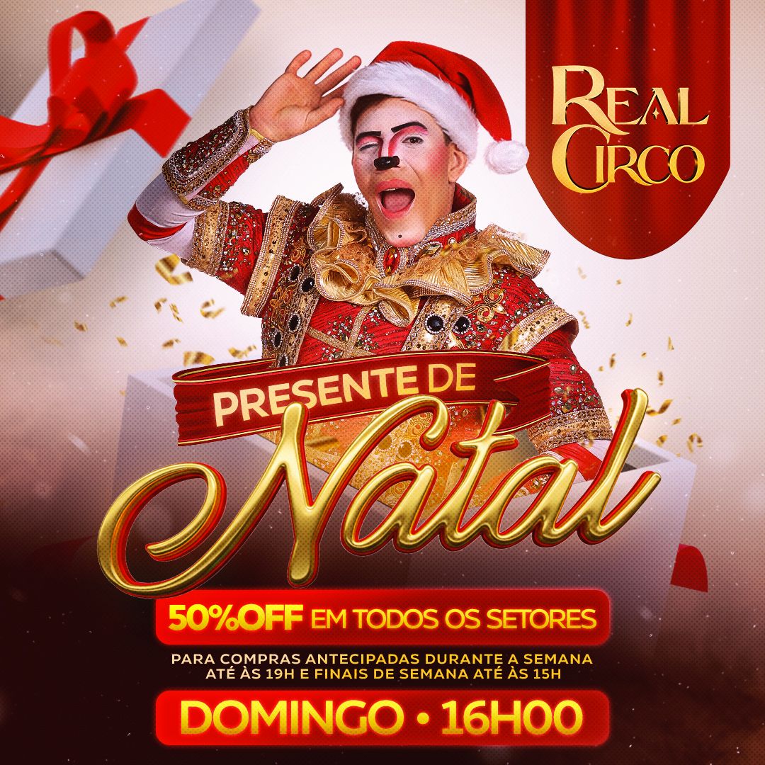 Real Circo | Domingo 28.DEZ às 16h - Guiche Web
