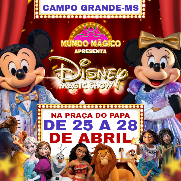 Sex 26/04 às 20hrs - Happy Produções Disney Magic no Circo Mundo Mágico ...