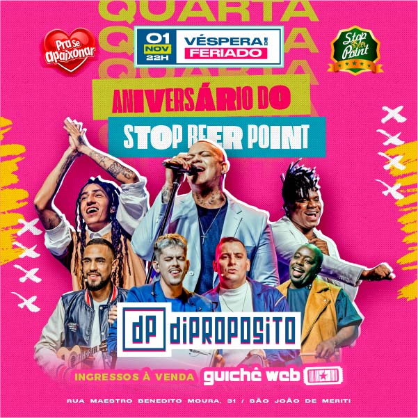 Di propósito no aniversário do stop beer Point - Guiche Web