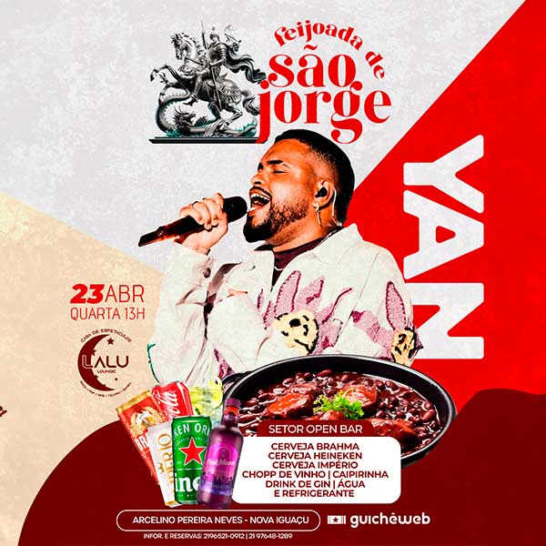 Feijoada de São Jorge com Yan - Guiche Web