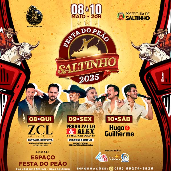 Festa do Peão de Saltinho 2025 - Guiche Web