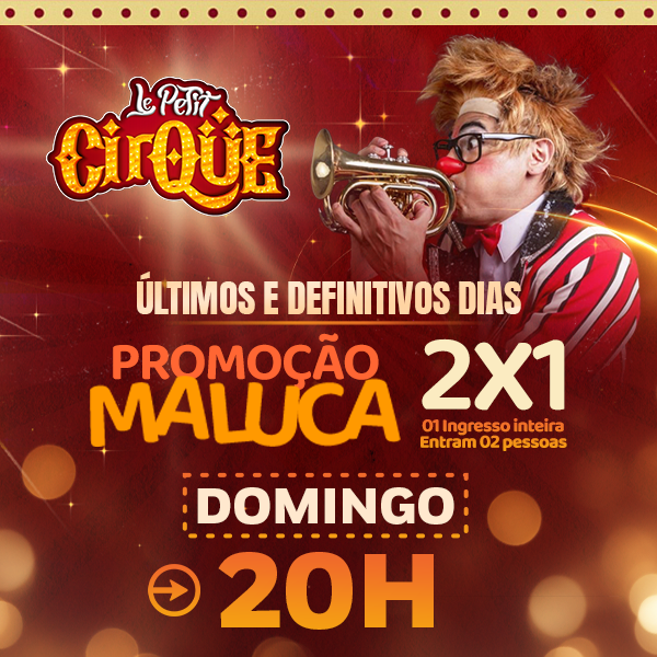 Circo Le Petit Cirque | Domingo 28.SET às 20h - Guiche Web