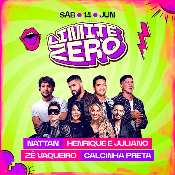 Limite Zero - Henrique e Juliano, Nattan, Zé Vaqueiro e Calcinha Preta - Guiche Web