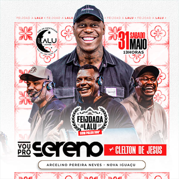 Feijoada do Lalu com Vou Pro Sereno - Guiche Web