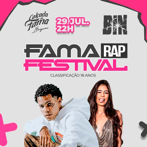 Fama Rap Festival - Bin - Guiche Web