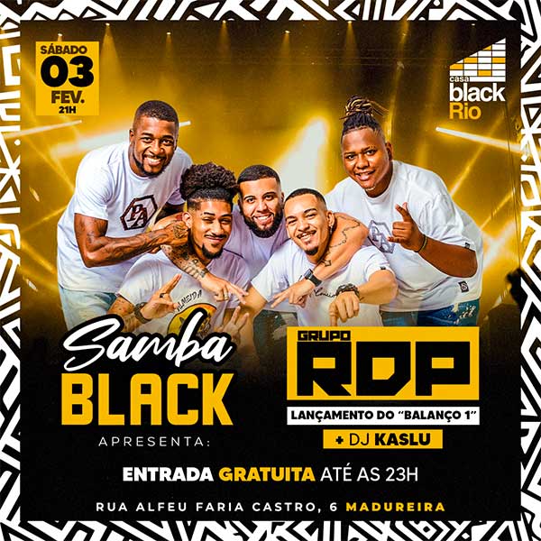 Samba Black- Grupo RDP - Guiche Web Samba Black- Grupo RDP - Guiche Web