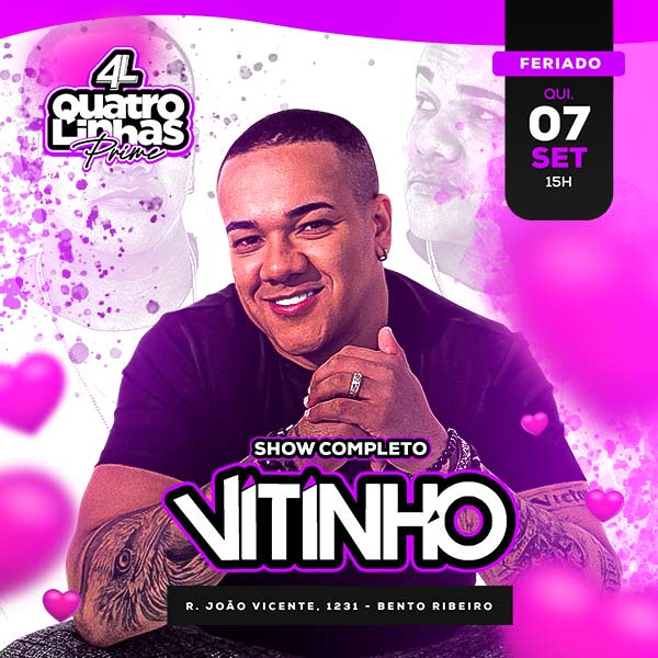 Vitinho - Quatro Linhas Prime - Guiche Web