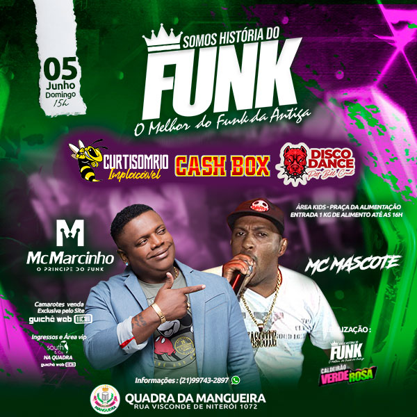 Projeto Somos História do Funk - Guiche Web