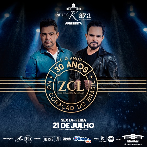 ZCL - 30 Anos em São José Dos Campos - Guiche Web