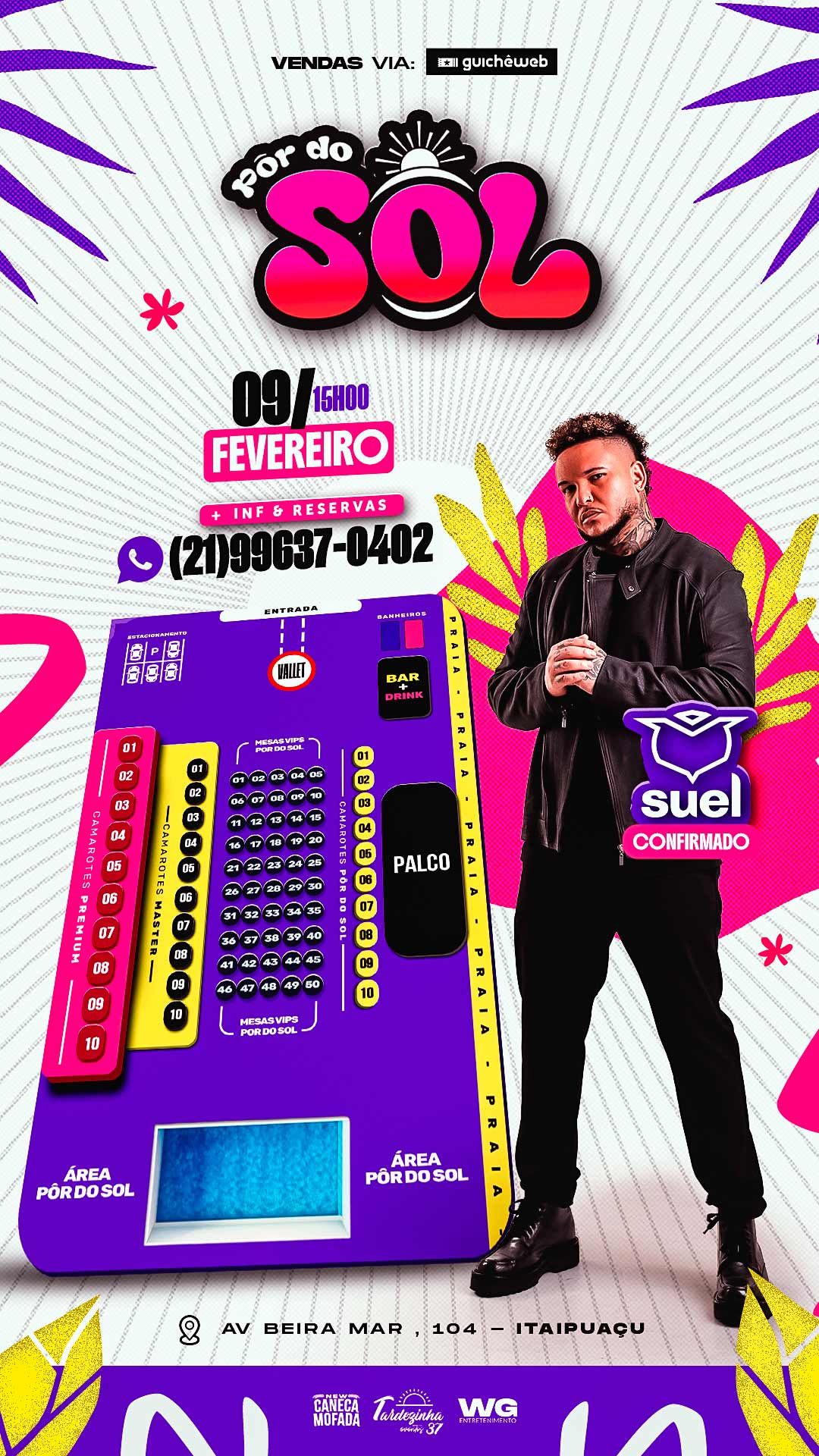 Por do Sol - Suel - Guiche Web