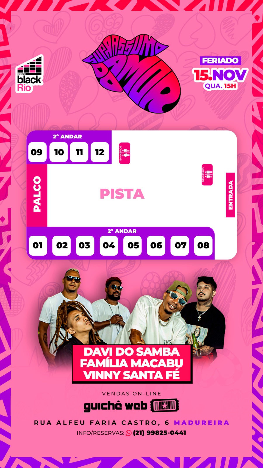 SUPRASSUMO DO AMOR - DAVI DO SAMBA, FAMÍLIA MACABU, VINNY SANTA FÉ ...