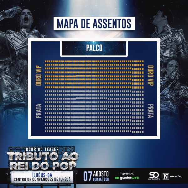 Tributo ao Rei do Pop - Rodrigo Teaser - Guiche Web