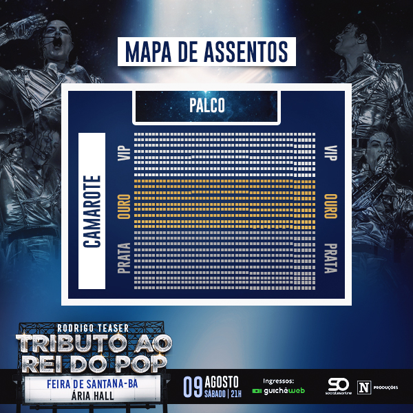 Tributo ao Rei do Pop - Rodrigo Teaser - Guiche Web